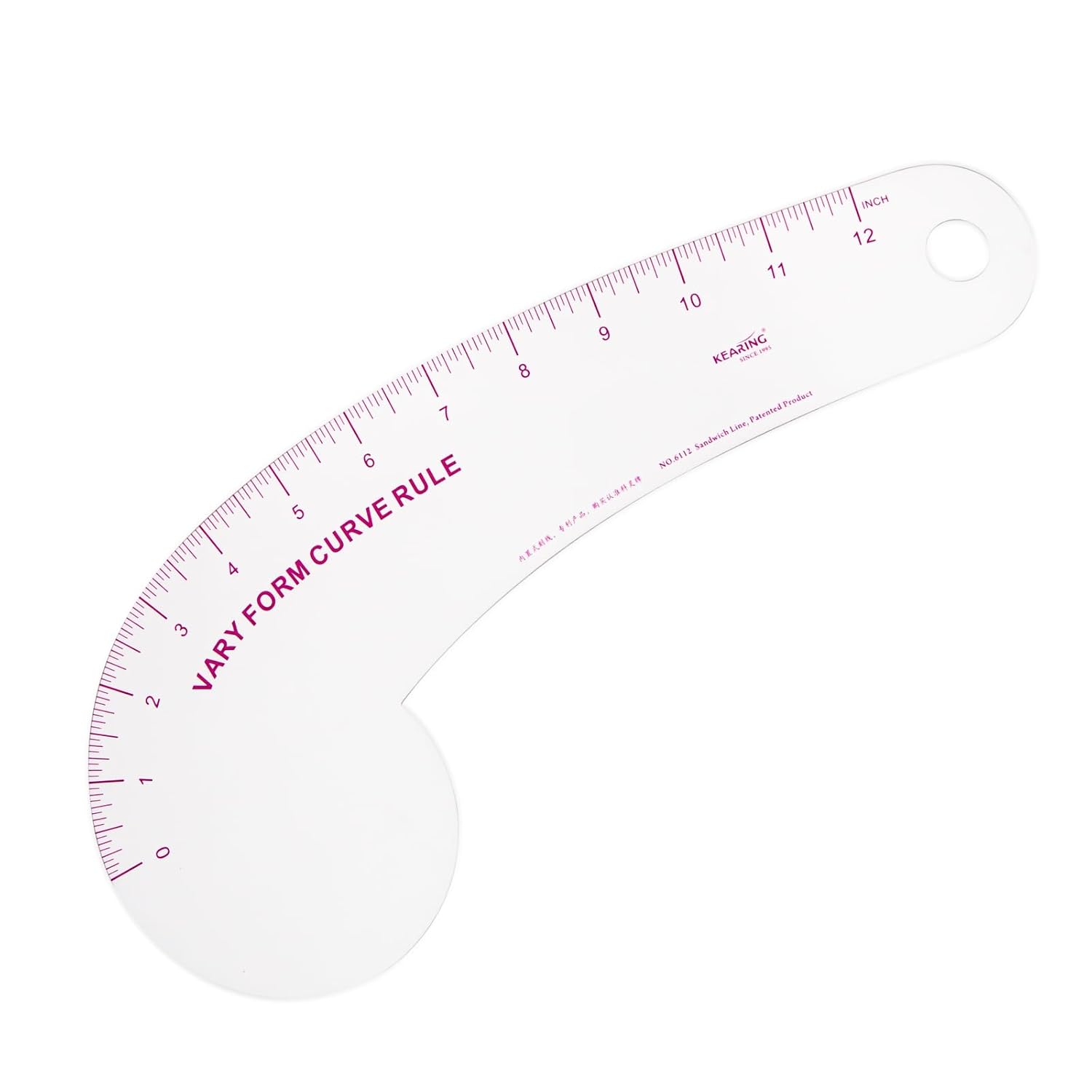 Vary Form Curve Ruler for Sewing, Pattern Making, French Curve Ruler C ...